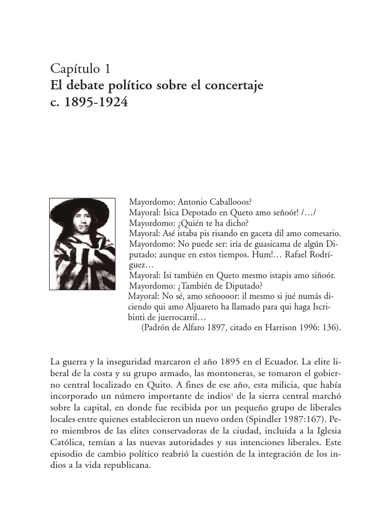 El concertaje indígena en Ecuador | PDF | Esclavitud | Liberalismo