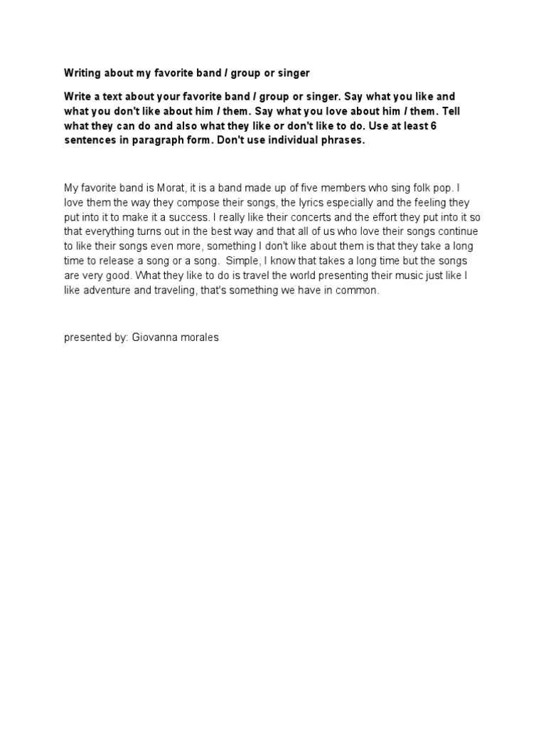 My Favorite Band: Morat Insights | PDF
