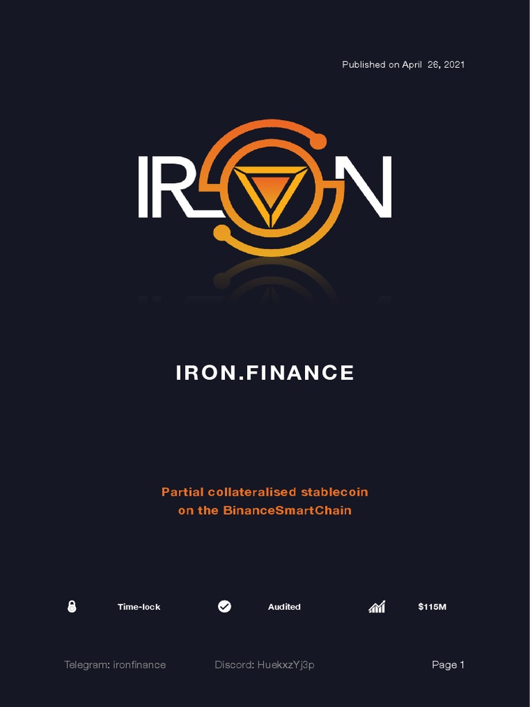 Iron - Finance: Partial Collateralised Stablecoin On The ...