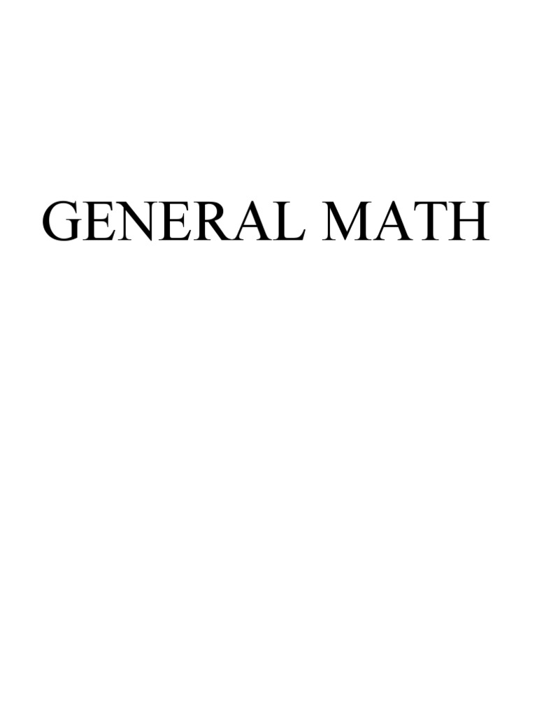 General Mathematics 1 | PDF | Bonds (Finance) | Stocks