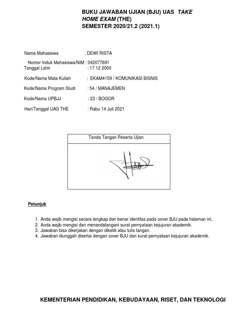 Komunikasi Bisnis Iwed | PDF