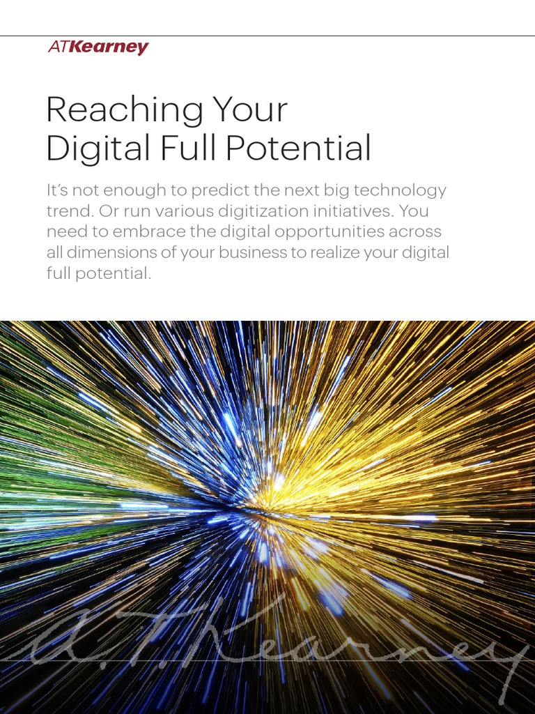 2016 - Reaching Your Full Digital Potential | PDF | Strategic ...