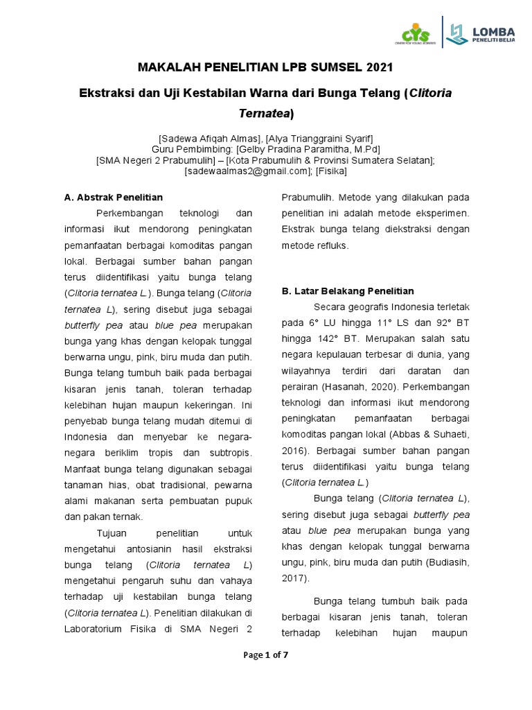 2 - Makalah Penelitian LPB | PDF