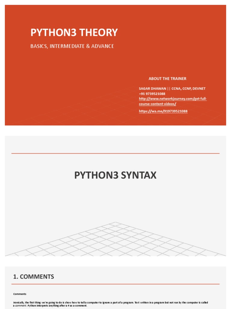 An Introduction To Python Programming Covering Python Basics 2475