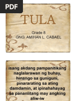 Mga Sangkap NG Tula | PDF