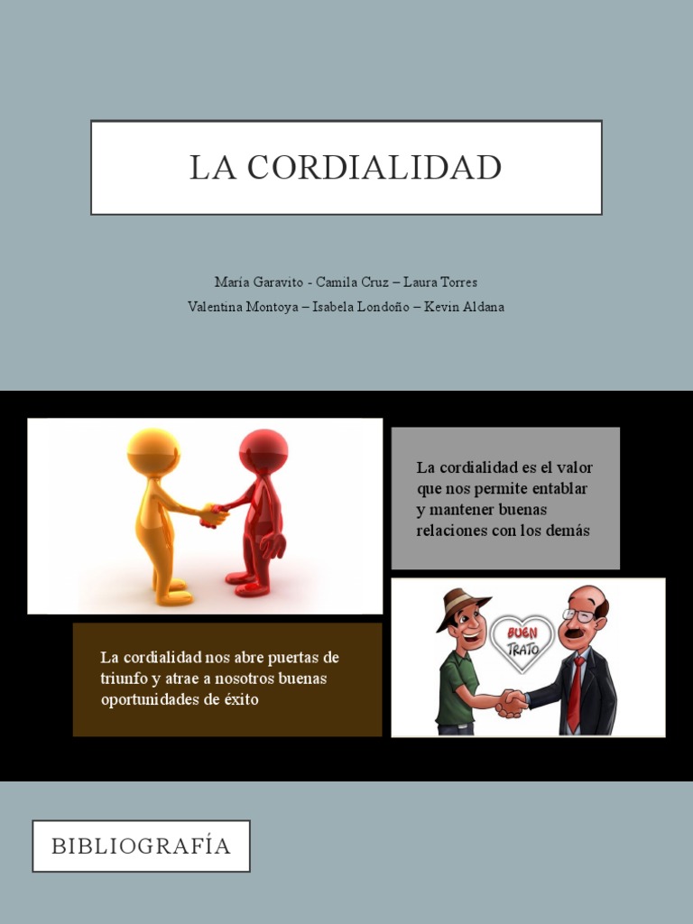 La Cordialidad | PDF