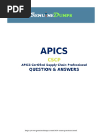 APICS CSCP - 2024 - Module 1 | PDF | Forecasting | Supply Chain