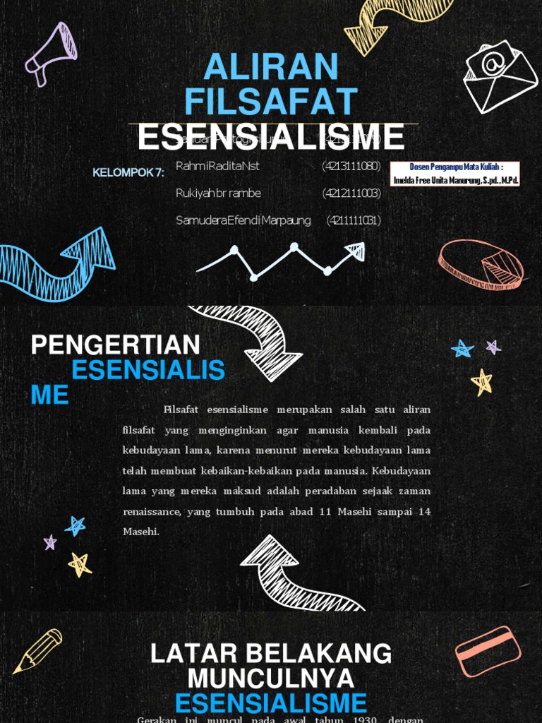 Filsafat Pendidikan Esensialisme | PDF