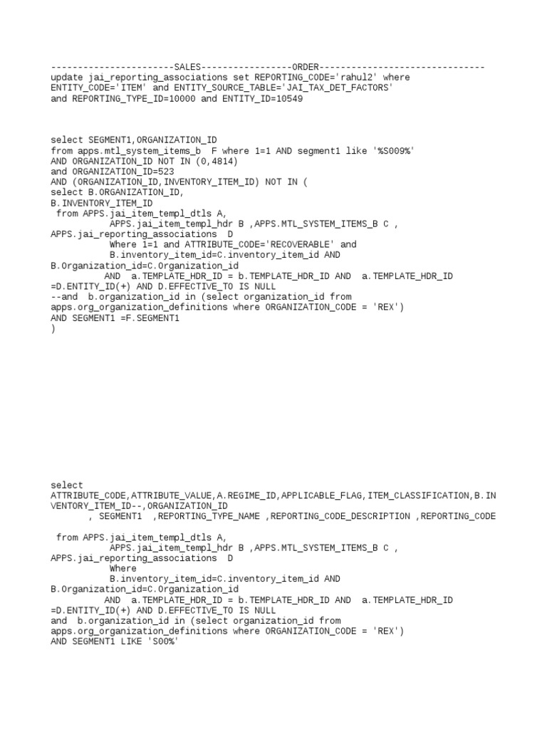 Reporting Code | PDF