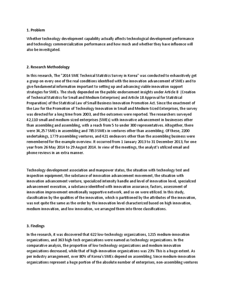 Module 4 Sts Matrix | PDF | Innovation | Small And Medium Sized Enterprises