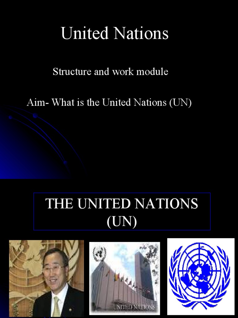 Lesson 9 United Nations2958 | PDF | International Relations | United ...