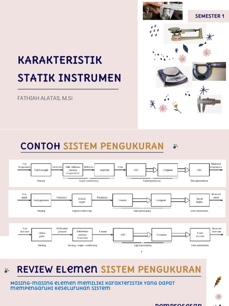 Karakteristik Statik Instrumen | PDF