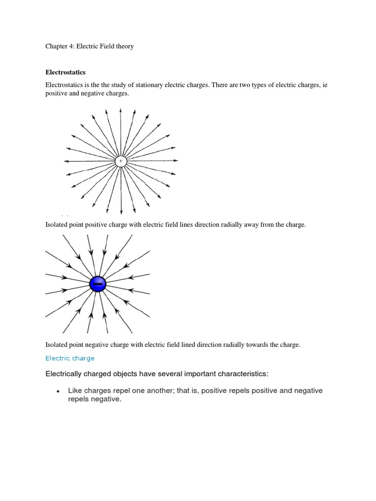Chapter 4 Electrostatic Field Theory | PDF | Capacitor | Electric Field