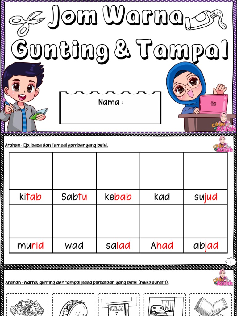 Modul KVKVK Gunting Dan Tampal | PDF