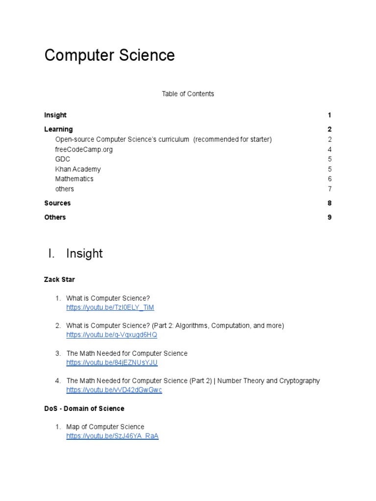 Source - Computer Science | PDF | Computer Science | Mathematics