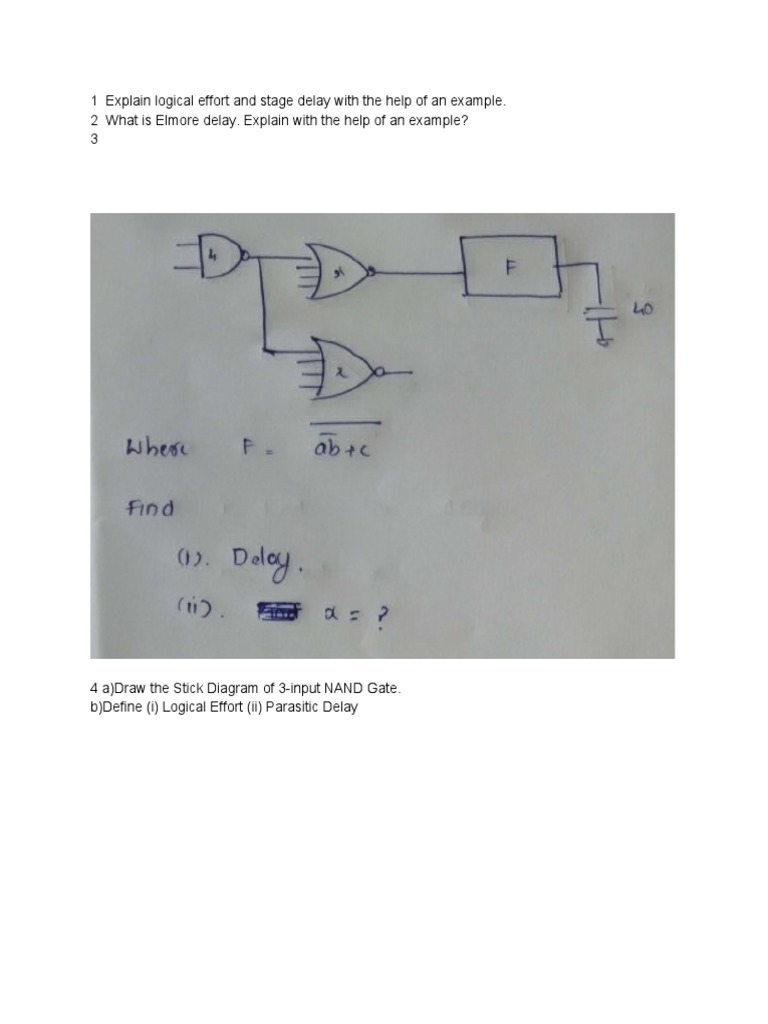Analysis of Logical Effort, Parasitic Delay, Transistor Sizing and Static CMOS Implementations ...