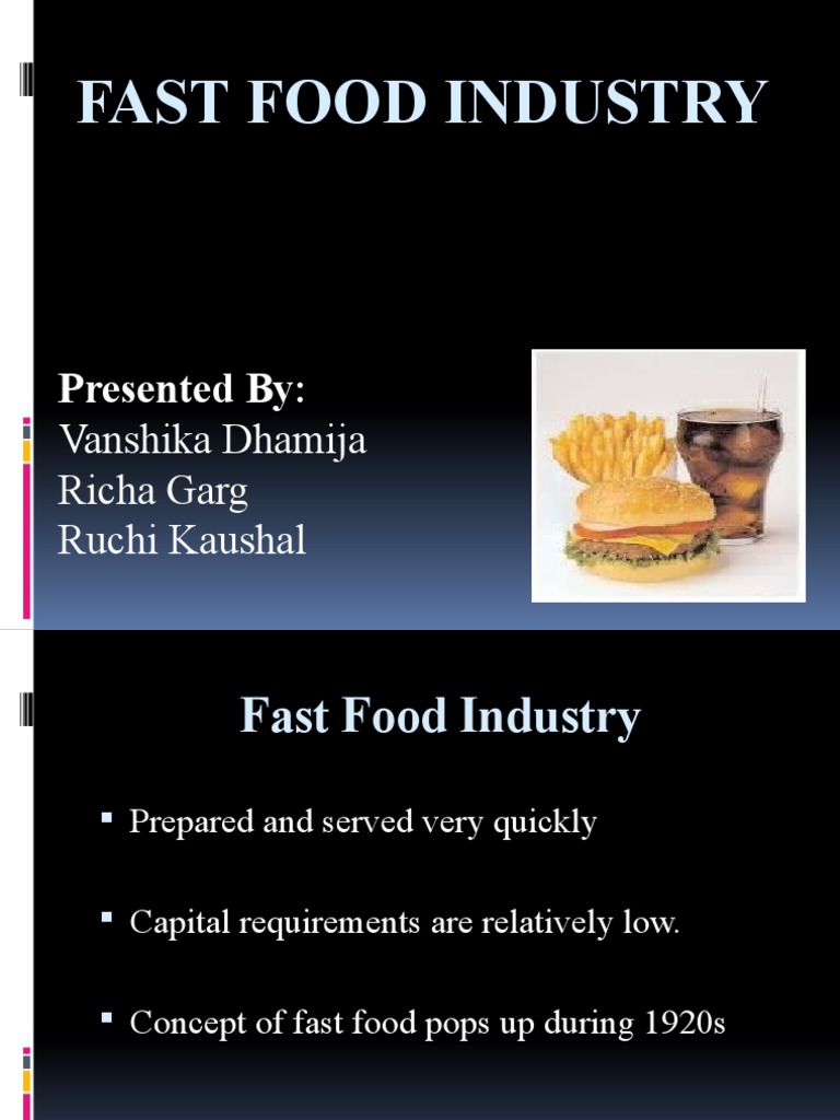 Fast Food Industry Overview and Trends | PDF | Fast Food | Swot Analysis