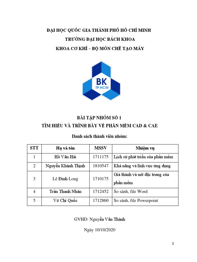 BTN1 Võ-Chí-Quốc Mastercam | PDF