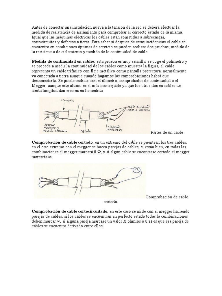 Megar Cables | PDF | Aislador (Electricidad) | Corriente eléctrica