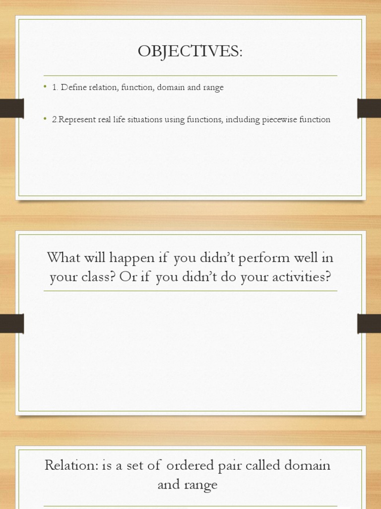 Gen Math PDF Lesson 1 | PDF | Function (Mathematics) | Domain Of A Function