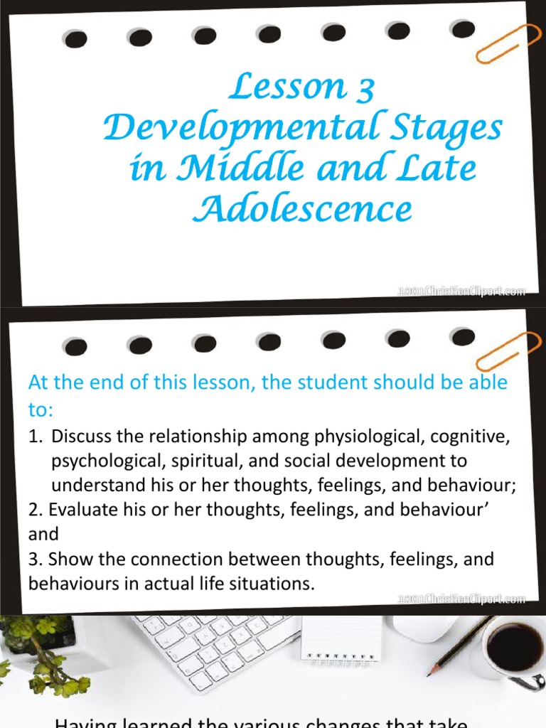 Developmental Stages in Middle and Late Adolescence | PDF | Adolescence ...