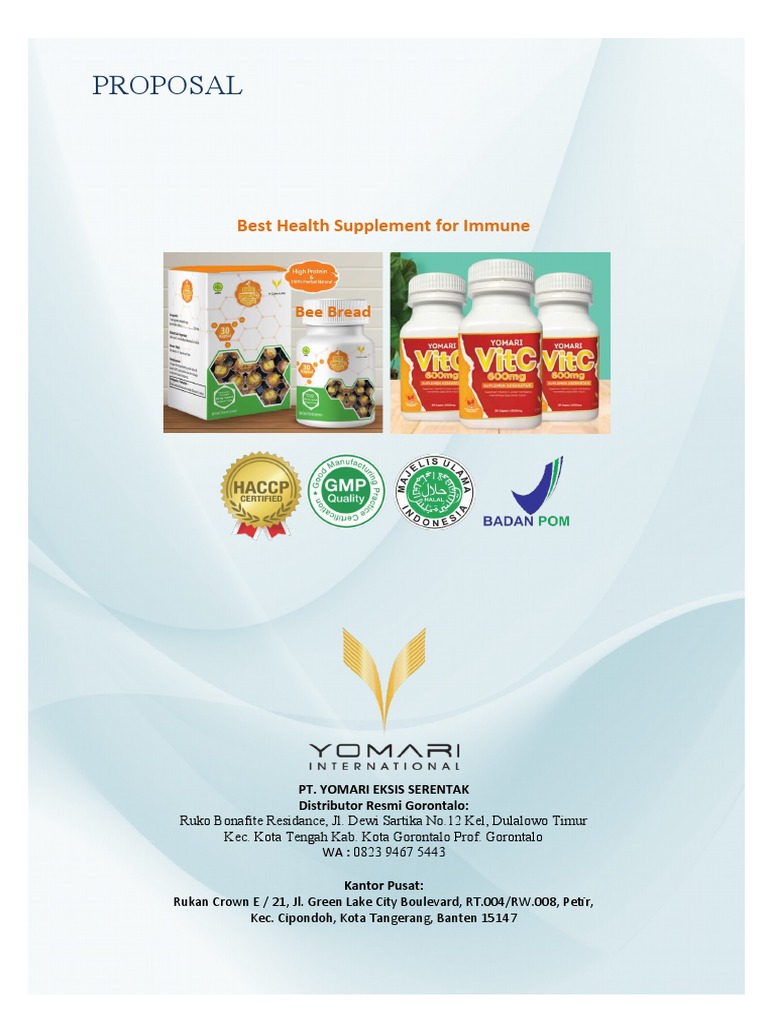 Proposal Suplemen Dan Paket Covid | PDF