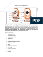 Fungsi dan Komponen Theodolite | PDF