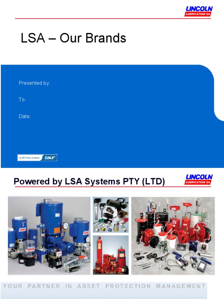 LSA - Our Brands: Presented By: To | PDF | Fires | Pump