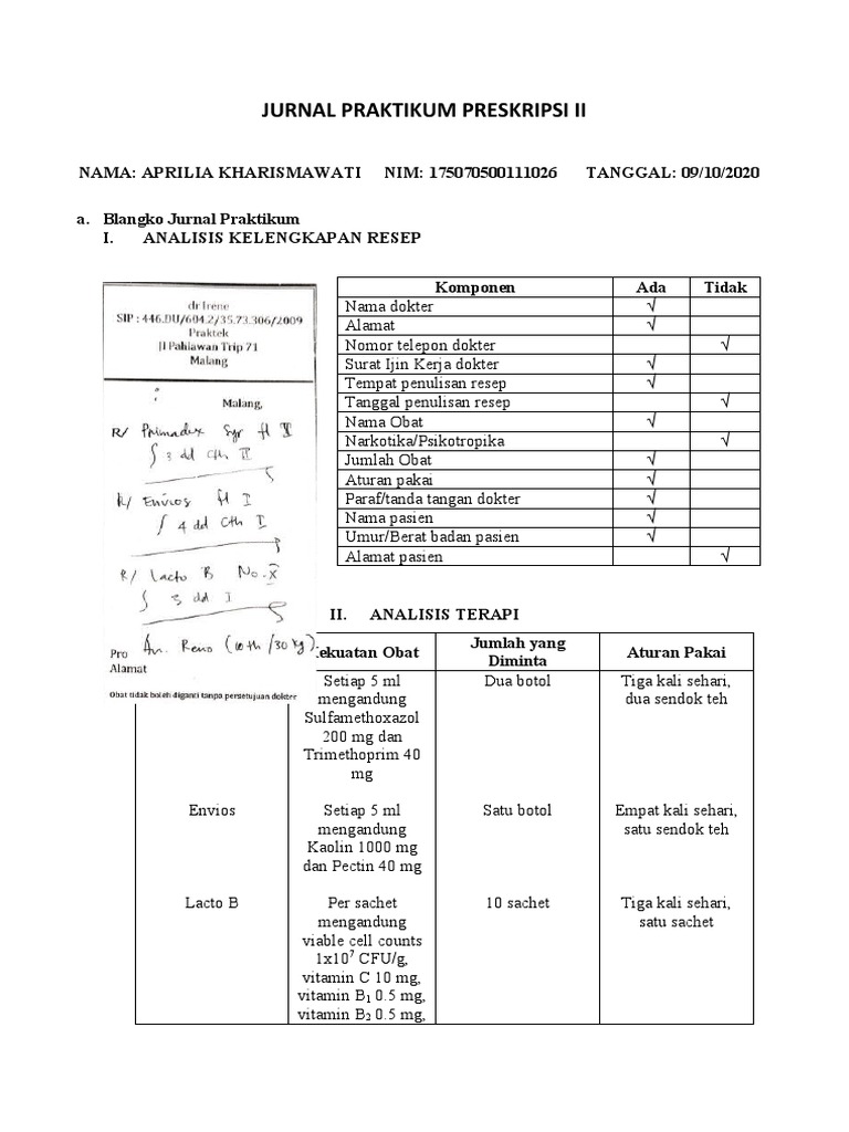3B Aprilia Diare | PDF
