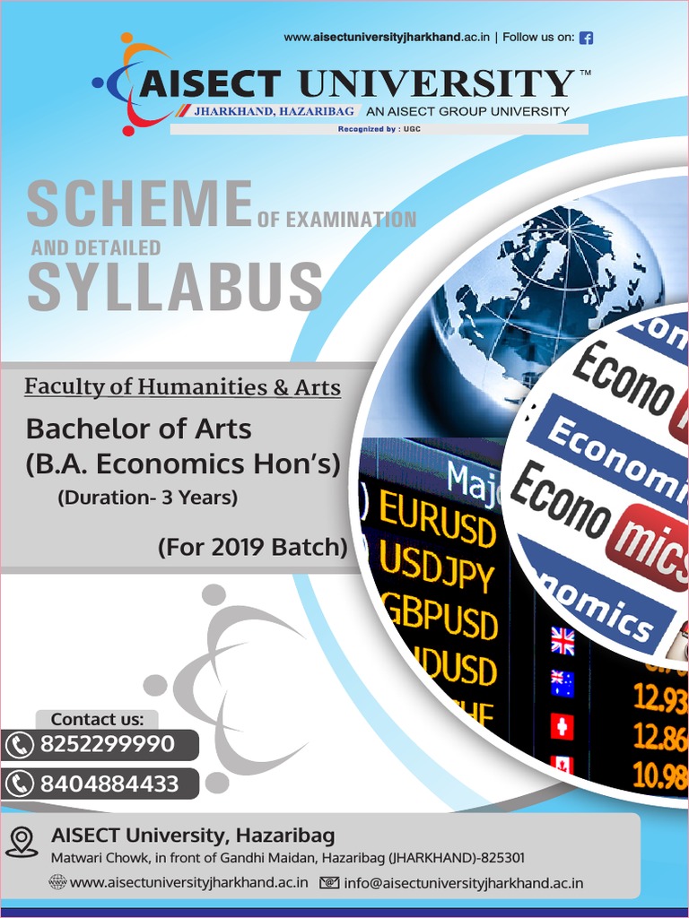 B.A. Hons. Economics Course Overview | PDF | Microeconomics | Economics