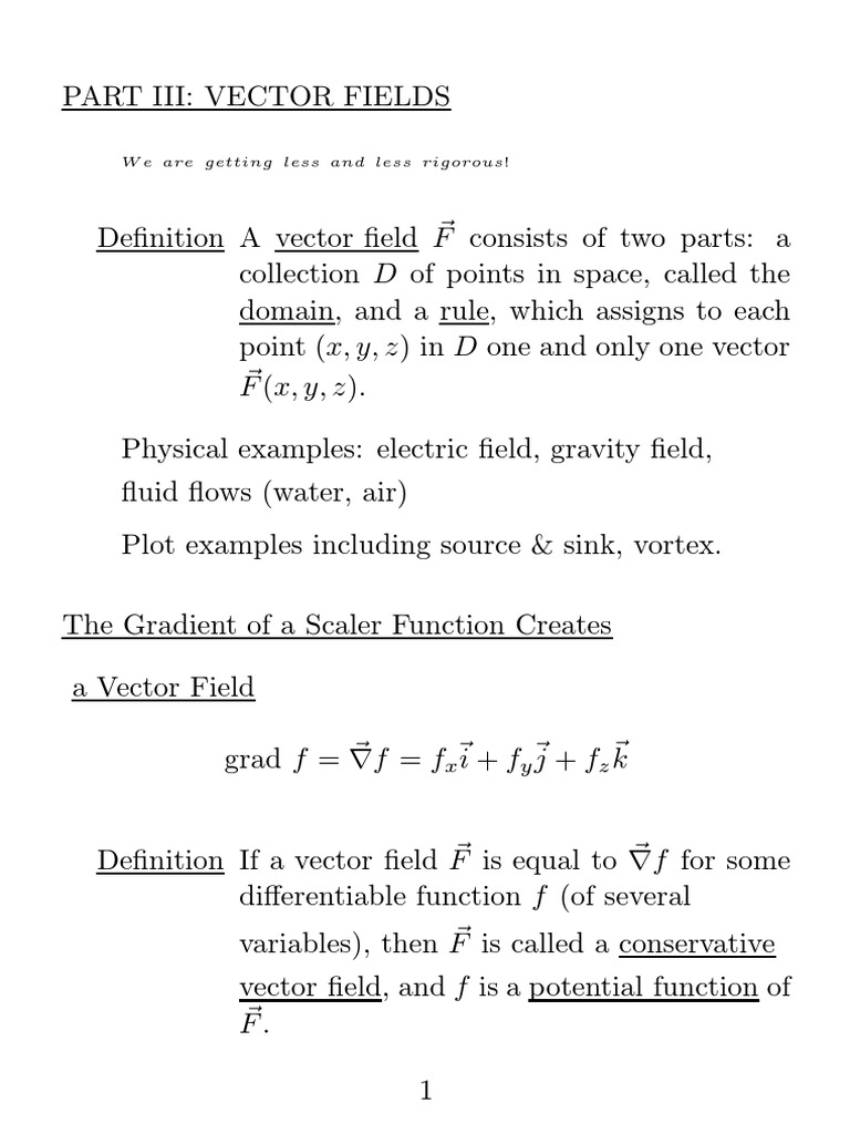 W e Are Getting Less and Less Rigorous ! | PDF | Divergence | Function ...