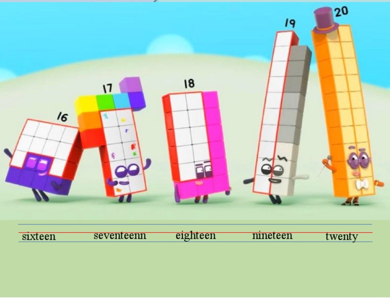 Number Blocks 16-20 | PDF