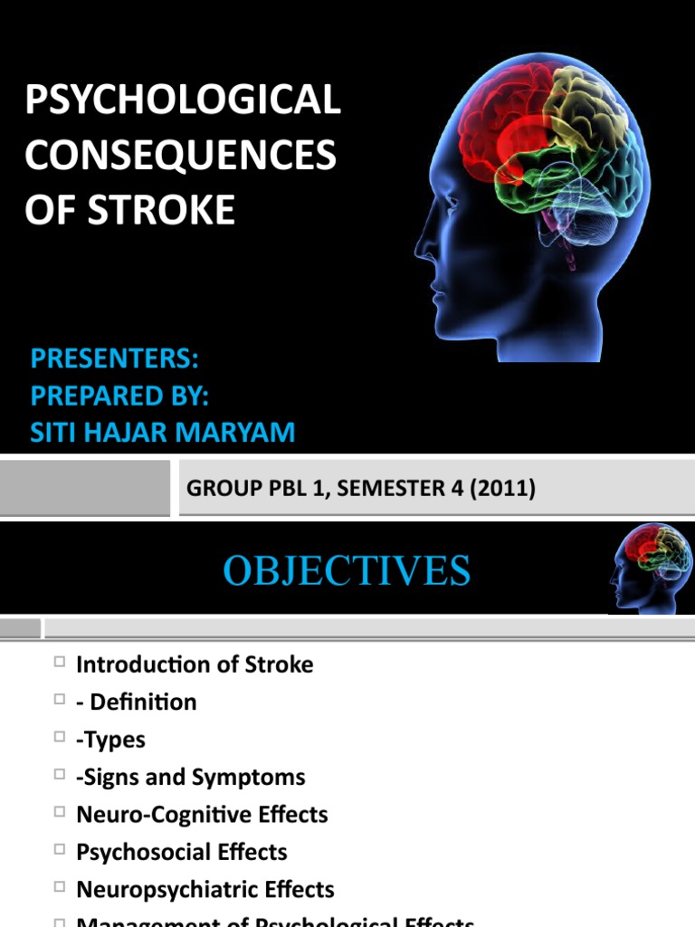Psychological Consequences of Stroke | PDF | Stroke | Blood Vessel