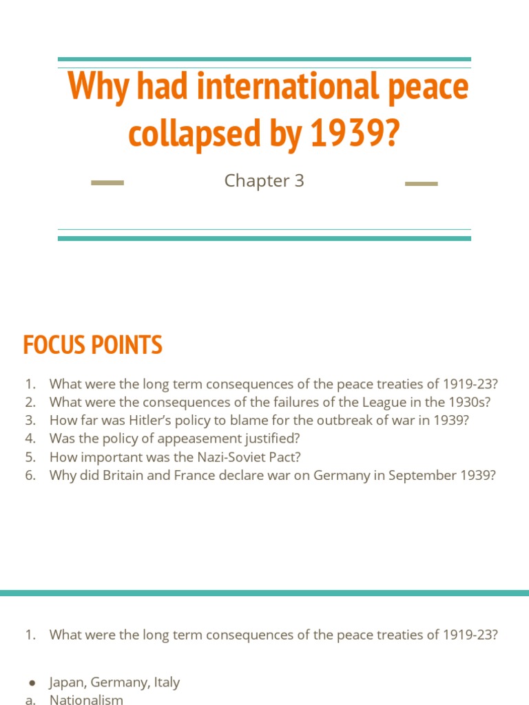 Why Had International Peace Collapsed by 1939 | PDF | Adolf Hitler ...