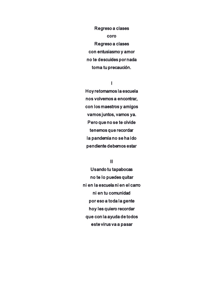 Regreso A Clases | PDF