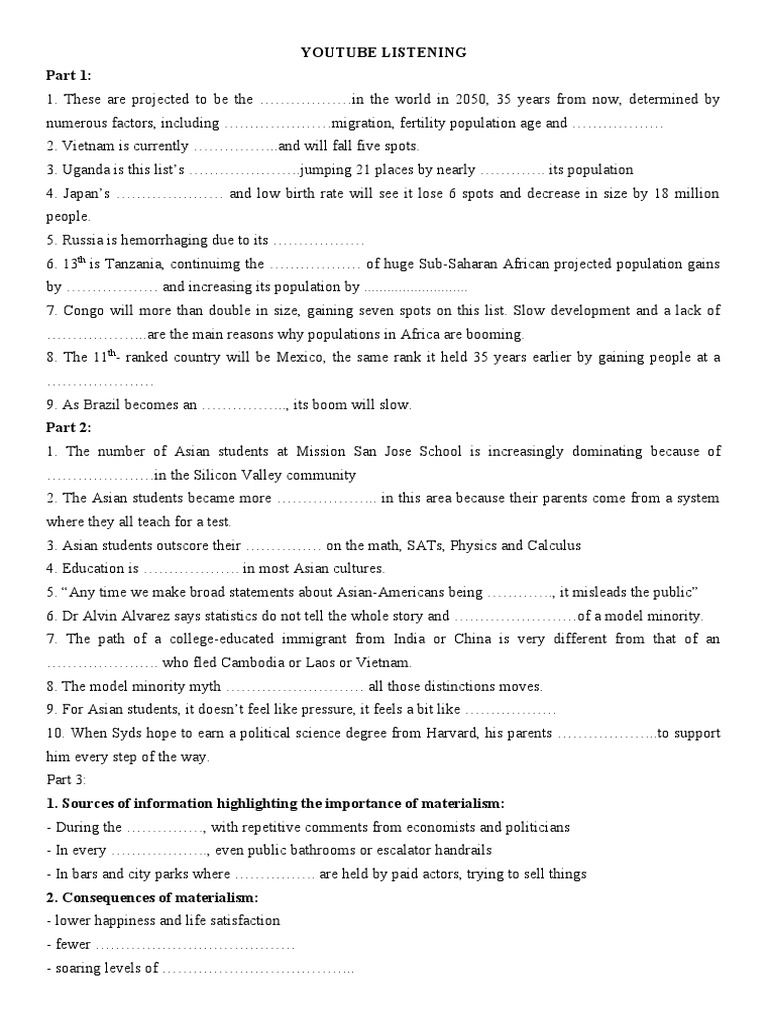 Authentic Listening - 1 | PDF