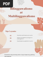 Bilingguwalismo at Multilingguwalismo | PDF