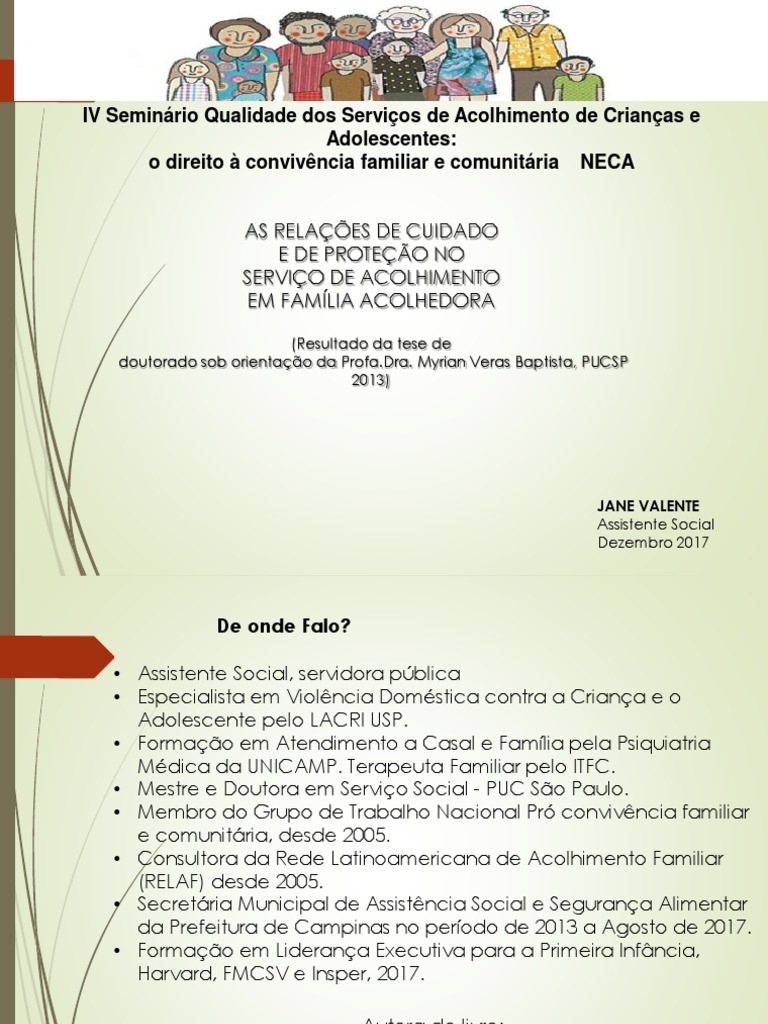 Jane Valente (Familia Acolhedora) | PDF | Família | Adolescência