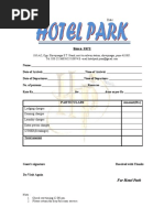 Hotel Lodge Bill Format Template | PDF | Receipt | Commerce