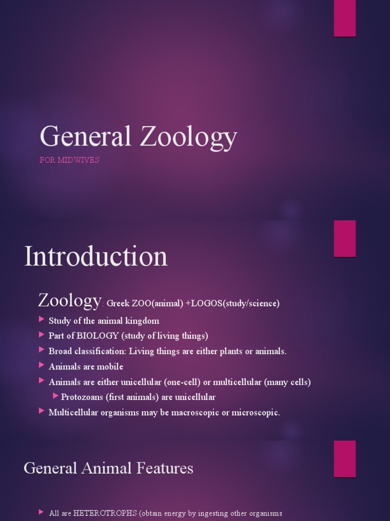 General Zoology: For Midwives | PDF | Organisms | Zoology