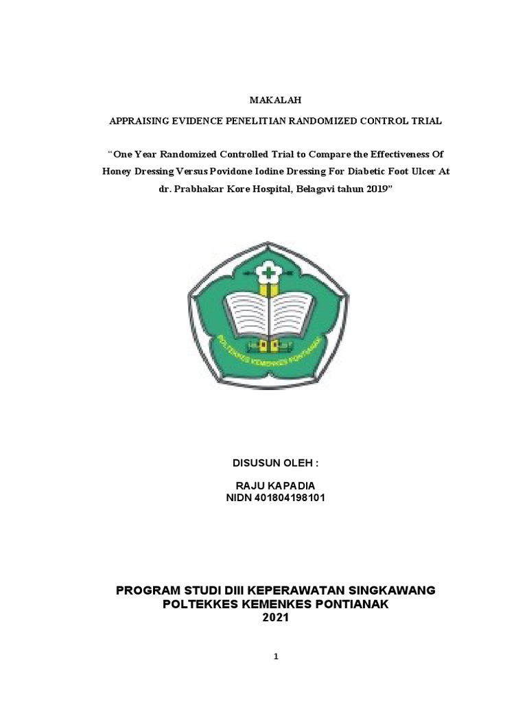 Contoh Makalah Critical Appraisal | PDF