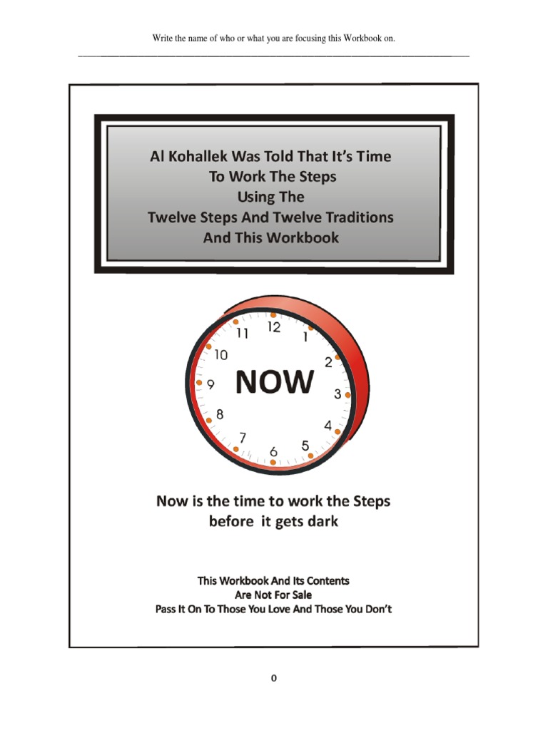 Correct Steps 12 and 12 Whole | PDF | Twelve Step Program | Alcoholics ...