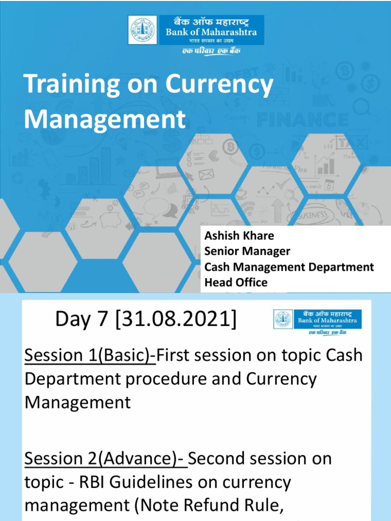 Session 1 Basic Cash Management | PDF | Reserve Bank Of India ...