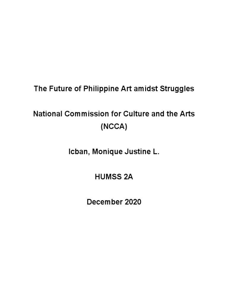 Future of Philippine Art: Challenges Ahead | PDF | Philippines | Paintings