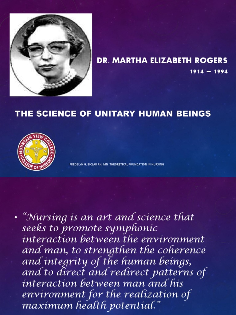 Martha Rogers | PDF | Nursing | Theory