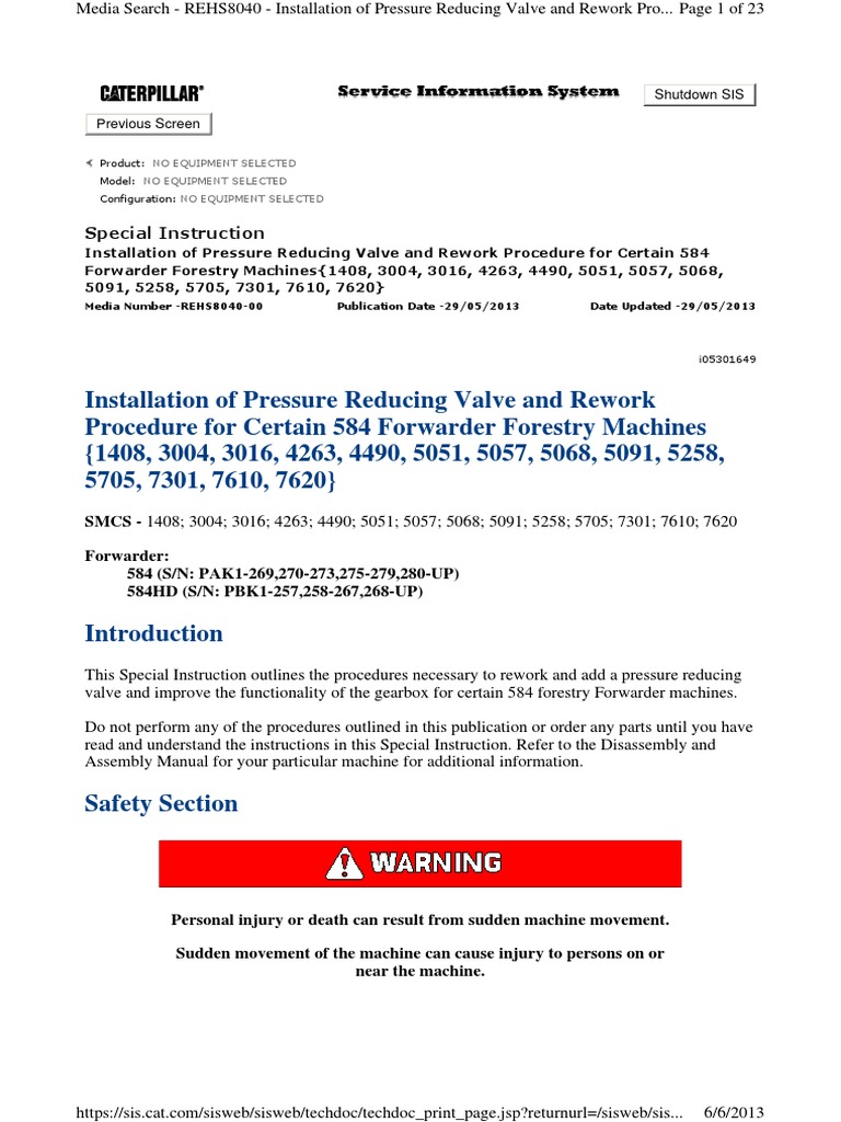 REHS8040 | PDF | Valve | Mechanical Engineering