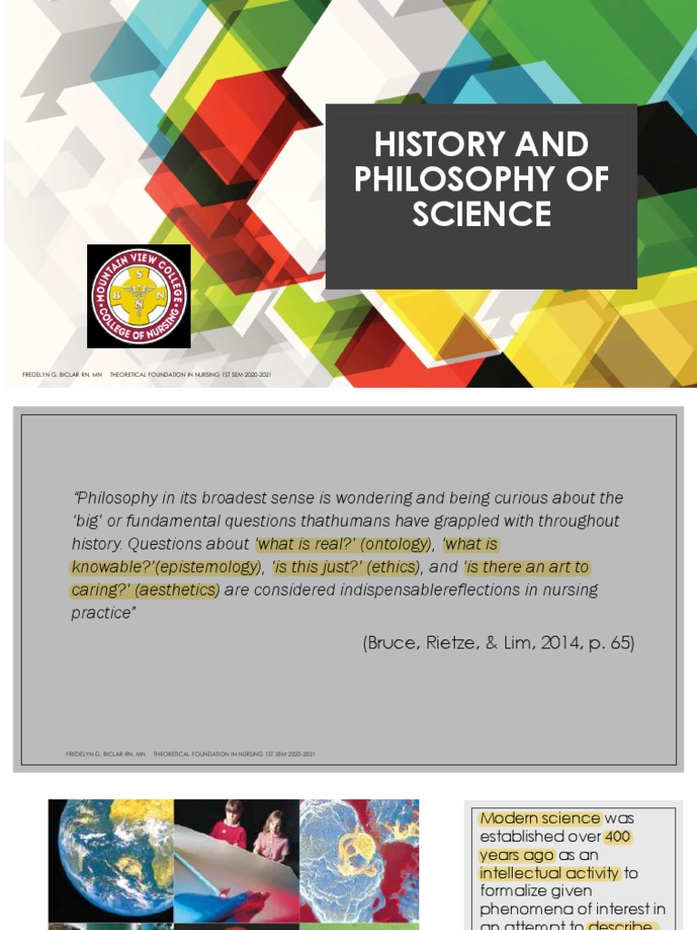 History and Philosophy of Science | PDF | Theory | Rationalism