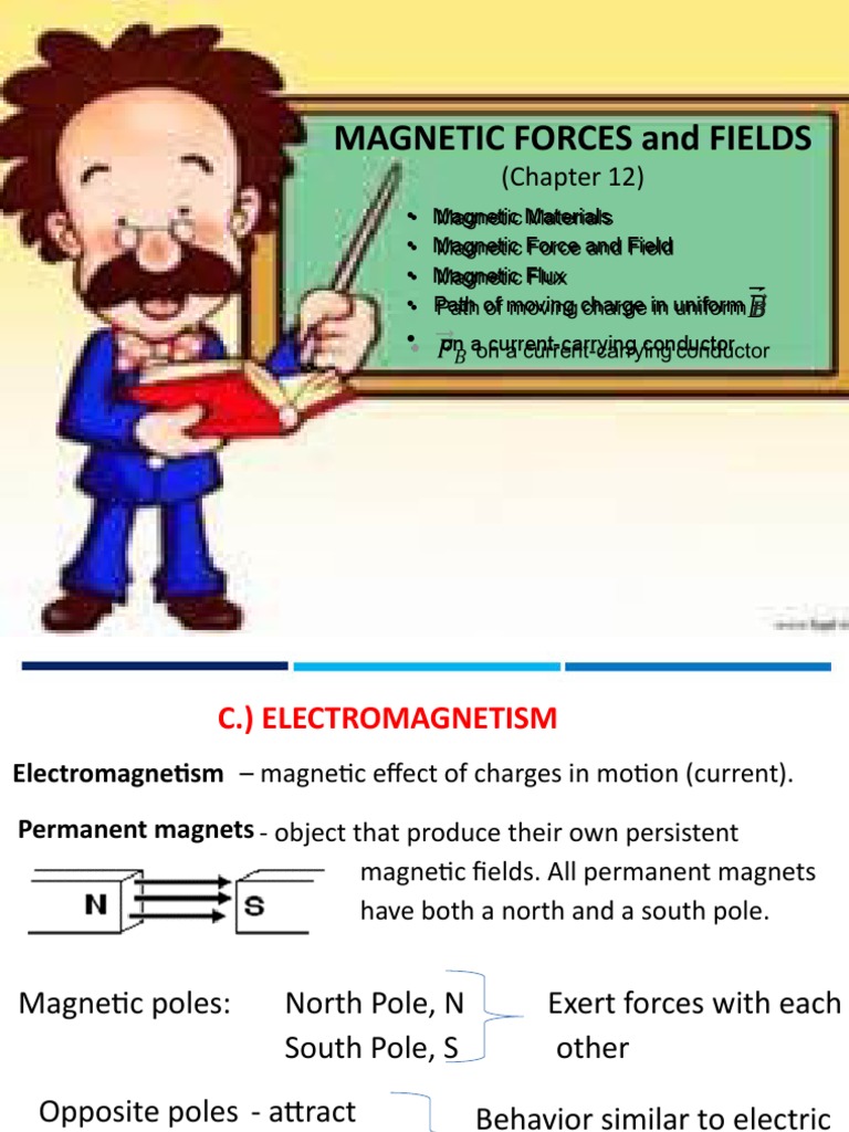 Magnetic Forces and Fields: (Chapter 12) | PDF | Magnetic Field | Torque