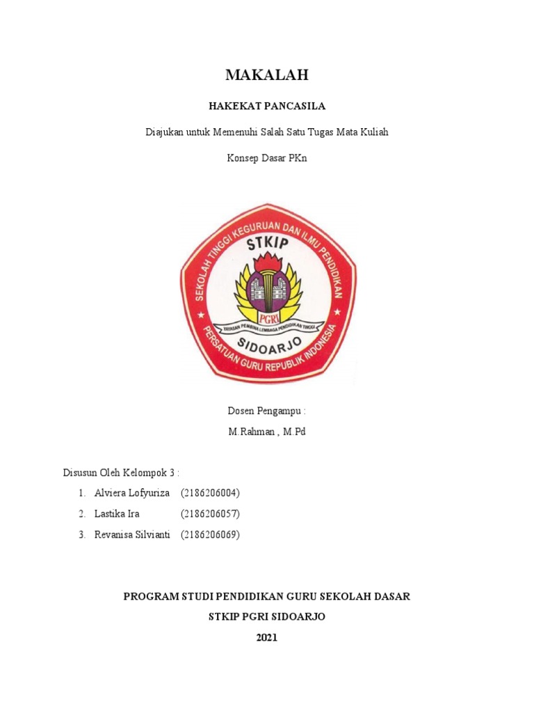 Contoh Makalah PKN | PDF