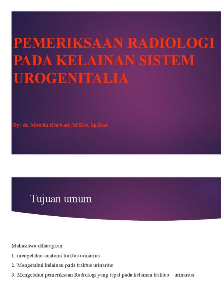 DIAGNOSTIC IMAGING OF UROGENITAL SYSTEM ABNORMALITIES | PDF
